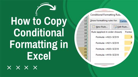 How To Copy Conditional Formatting In Excel Earn And Excel