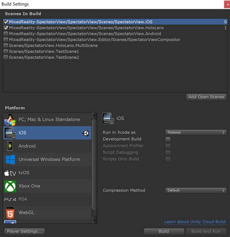 Spectatorviewexampleunity Mixedreality Spectatorview Documentation