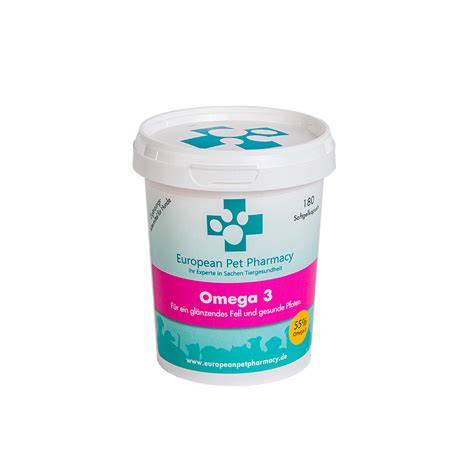Хранителна добавка за кучета и котки, European Pet Pharmacy, Omega 3 ...