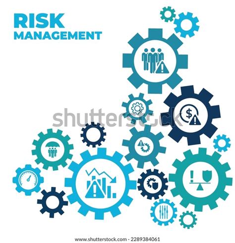 Risk Management Vector Illustration Concept Icons Stock Vector Royalty Free 2289384061