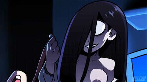 Rule 34 1boy 1girls Animated Black Hair Female Femdom Ghost Girl Hair