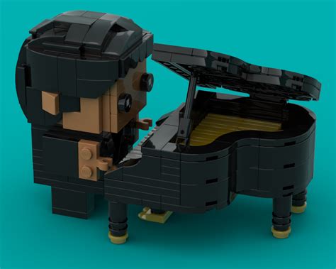 Lego Moc Piano Guy By Birdbrickbuilds Rebrickable Build With Lego