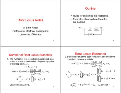 Root Locus Rules Control Systems Engineering Presentation