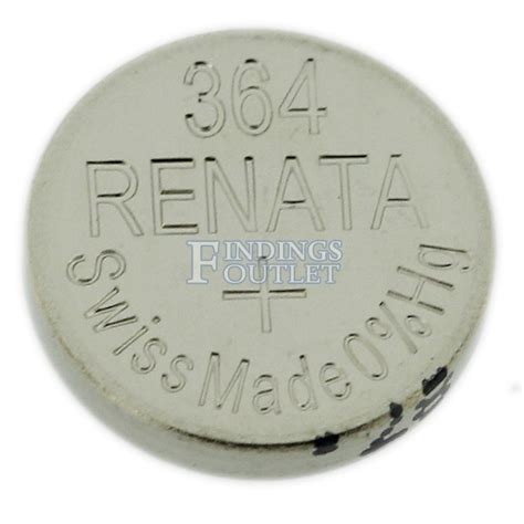 Renata 364 Watch Battery SR621SW Swiss Made Cell - Findings Outlet