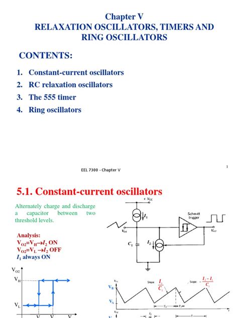 Eel 7300 Chapter V Relaxation Oscillators And Timers 2020 1