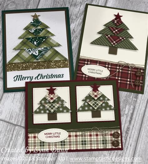 Christmas Tree Card Ideas Lynn Dunn Stamptastic Designs Llc
