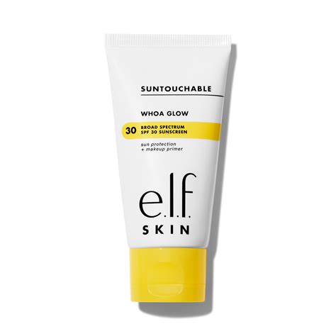 Suntouchable Whoa Glow Primer With Spf 30 Sunbeam Elf Cosmetics