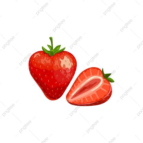 Strawberry Isolated Vector Png Vector Psd And Clipart With
