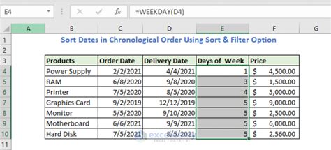 excel sort dates in chronological order 6 effective ways exceldemy