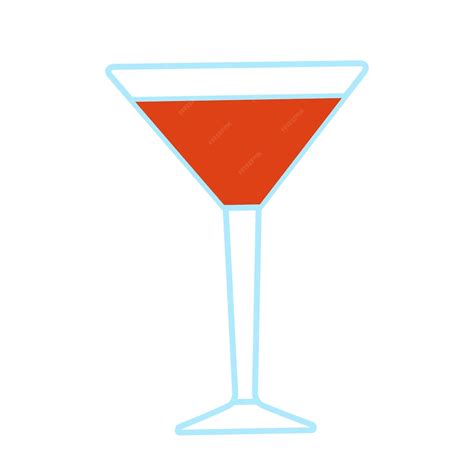 Premium Vector Cocktail Glass Icon