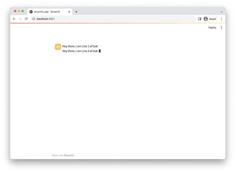 Multiline Text In Chat Message Interface Using Streamlit Streamlit