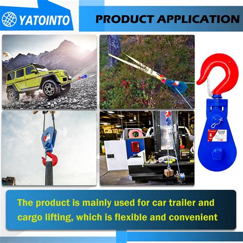 Yatointo 8 Ton Snatch Block