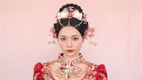 【秀禾造型】正面看起来平平无奇的秀禾造型，我却被它的背后的难度给彻底震撼到了 Youtube