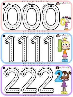 Actividades Para Reforzar El Trazo De Los Numeros Material Educativo