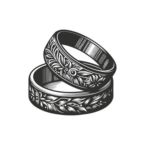 Vintage Style Wedding Ring Design 51427430 Vector Art At Vecteezy