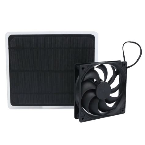 10W Zonnepaneel Met Usb Poort Fan Ventilator Monok Grandado