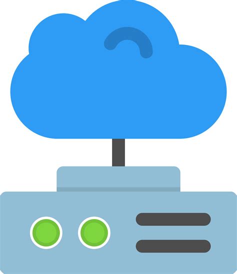 Cloud Storage Flat Icon 9514757 Vector Art At Vecteezy