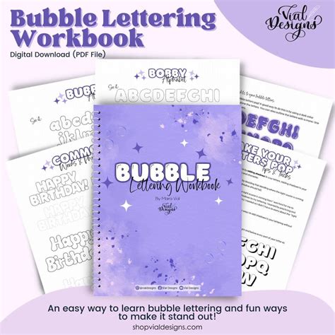 How To Create Bubble Letters For Beginners Hand Lettering For Beginners Cool Lettering Lettering