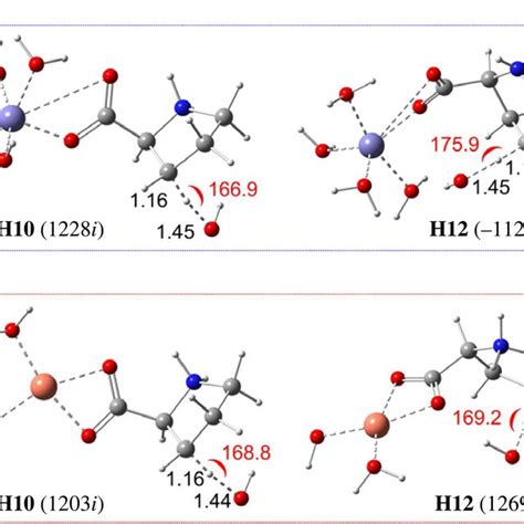 Optimized Structures Of The Transition States Tss Of Fht Reactions