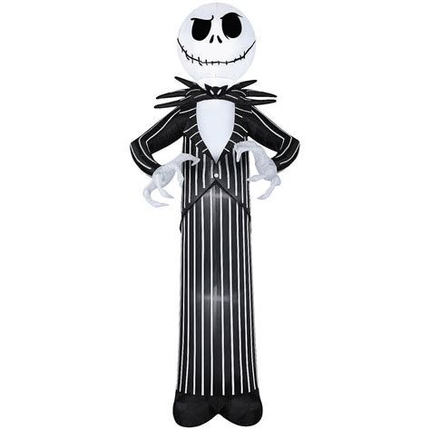 Disney Mens Jack Skellington Giant Halloween Costume Full Body Apparel