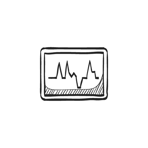 Hand Drawn Sketch Icon Heart Rate Monitor Vector Art At Vecteezy