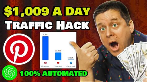 Pinterest Traffic Hack 1 009 A Day Crazy Simple YouTube