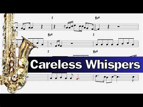 Careless Whispers George Michael 1983 Alto Sax Arr Brazhnik Sergey