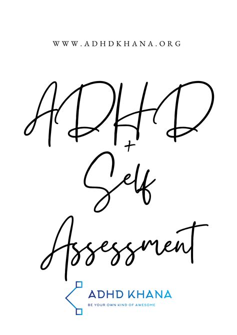 Adhd Self Assessment Adhd Khana