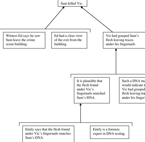 Argument Diagram Of The Forensic Case Download Scientific Diagram
