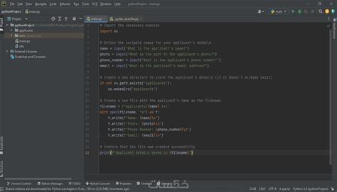 كتابة كود برمجي احترافي أو تعديله بلغة Python حل تمارين خمسات