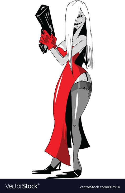 Sexy Killer Royalty Free Vector Image Vectorstock