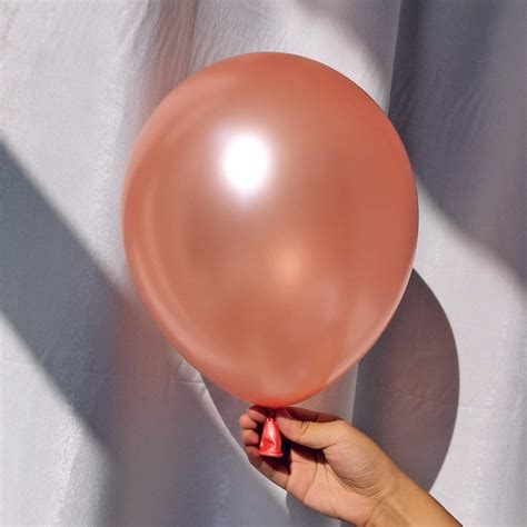 Globos de látex de oro rosa metálico de Eanjia de in paquete de unidades de Globos de oro