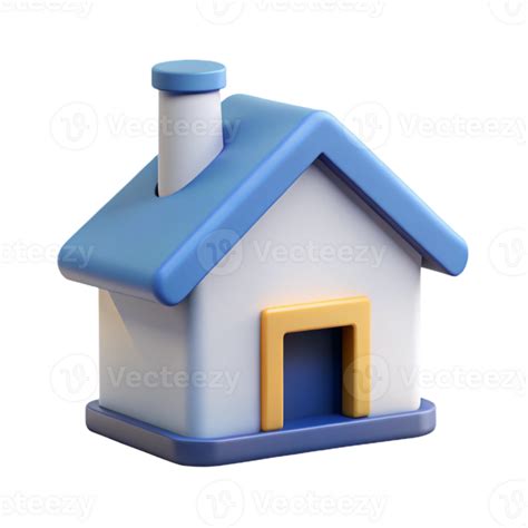 Vibrant Geometric A Minimalist Home Icon With A Pointed Roof And Chimney Clean Lines Flat
