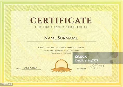 증명서 학위 형판 어워드 배경기술 설계 길로쉐 패턴 고등학교에 대한 스톡 벡터 아트 및 기타 이미지 고등학교 공립 학교 교육 Istock