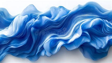 Abstract Blue Fabric Waves Texture Background Stock Illustration Illustration Of Artwork Flow