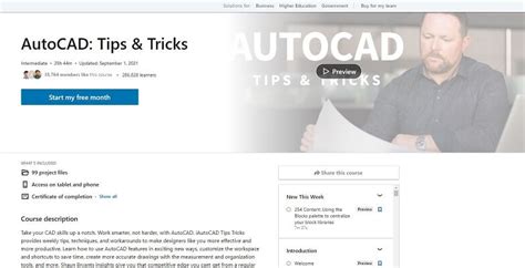 Best Training Courses Tutorials To Learn AutoCAD Free Online Free Cad