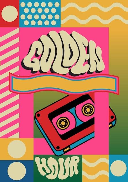 Premium Vector Retro Pop Classic Poster Design