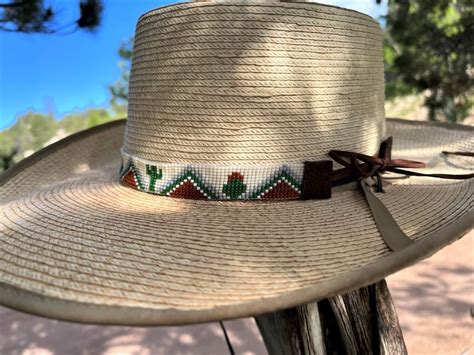 Seed Bead Hat Band Etsy