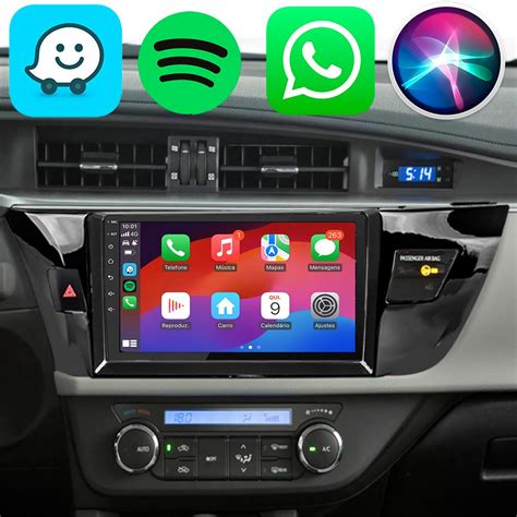 Central Multimídia Android Toyota Corolla 2015 A 2017 Ecarshop