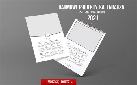 Darmowy foto kalendarz A ze zdjęciem projekt do pobrania