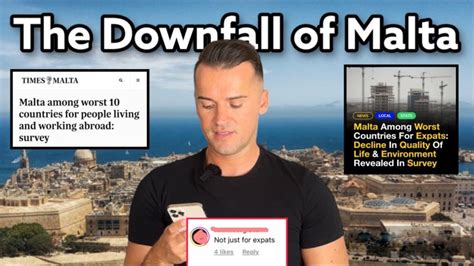 Alex Vasilevski On Linkedin Malta Among Worst 10 Countries For Expats