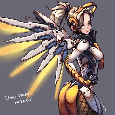 Artstation Overwatch Mercy Fan Art