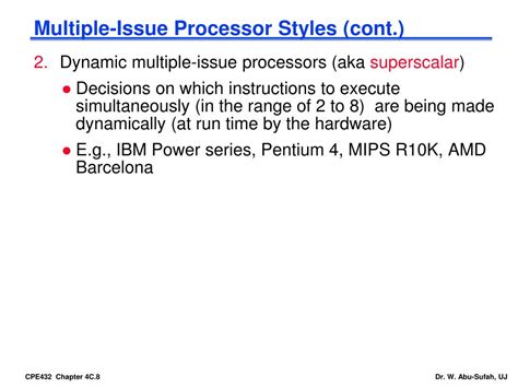 Ppt Chapter 4c The Processor Part C Powerpoint Presentation Free