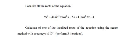 Solved This Question Is An Exercise From My Calculus Methods Chegg Com