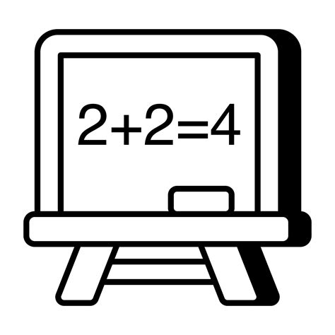 A Creative Design Icon Of Math Class 23709982 Vector Art At Vecteezy