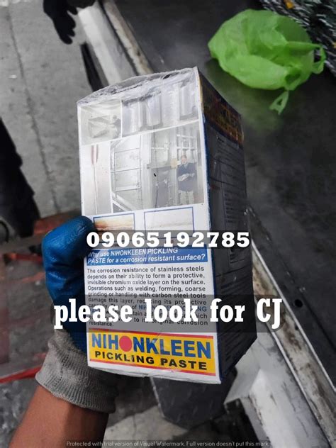 Pickling Paste Commercial And Industrial Construction Tools And Equipment