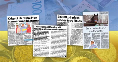 Sex Punkter Så Har Kriget Påverkat · Senaste Nyheterna Om Trav · Travronden