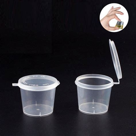 Small Polypropylene Plastic Containers Pack Of 250 Capacity 25 Ml 3