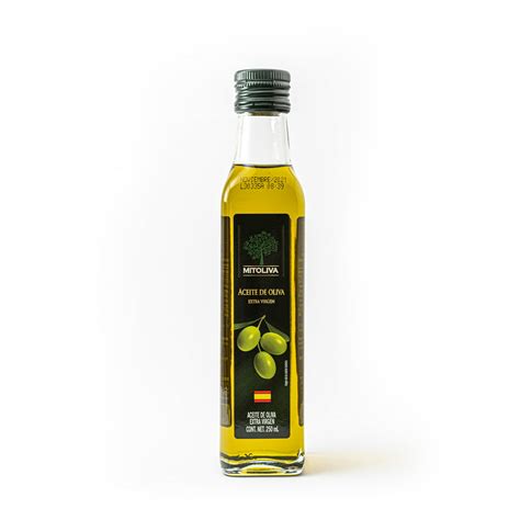 Aceite De Oliva Extra Virgen Mitoliva Botella De Vidrio 250 Ml