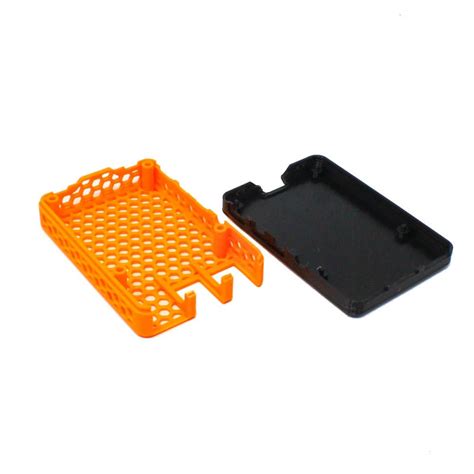 D Printed Raspberry Pi Case Black Orange Buy Online At Low Price In India Electronicscomp
